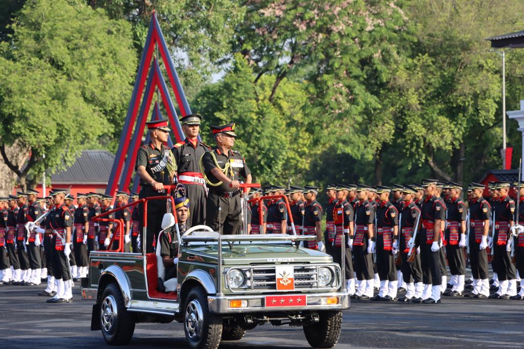 CoAS Gen Manoj Pande Reviews IMA Passing Out Parade 2023 ...