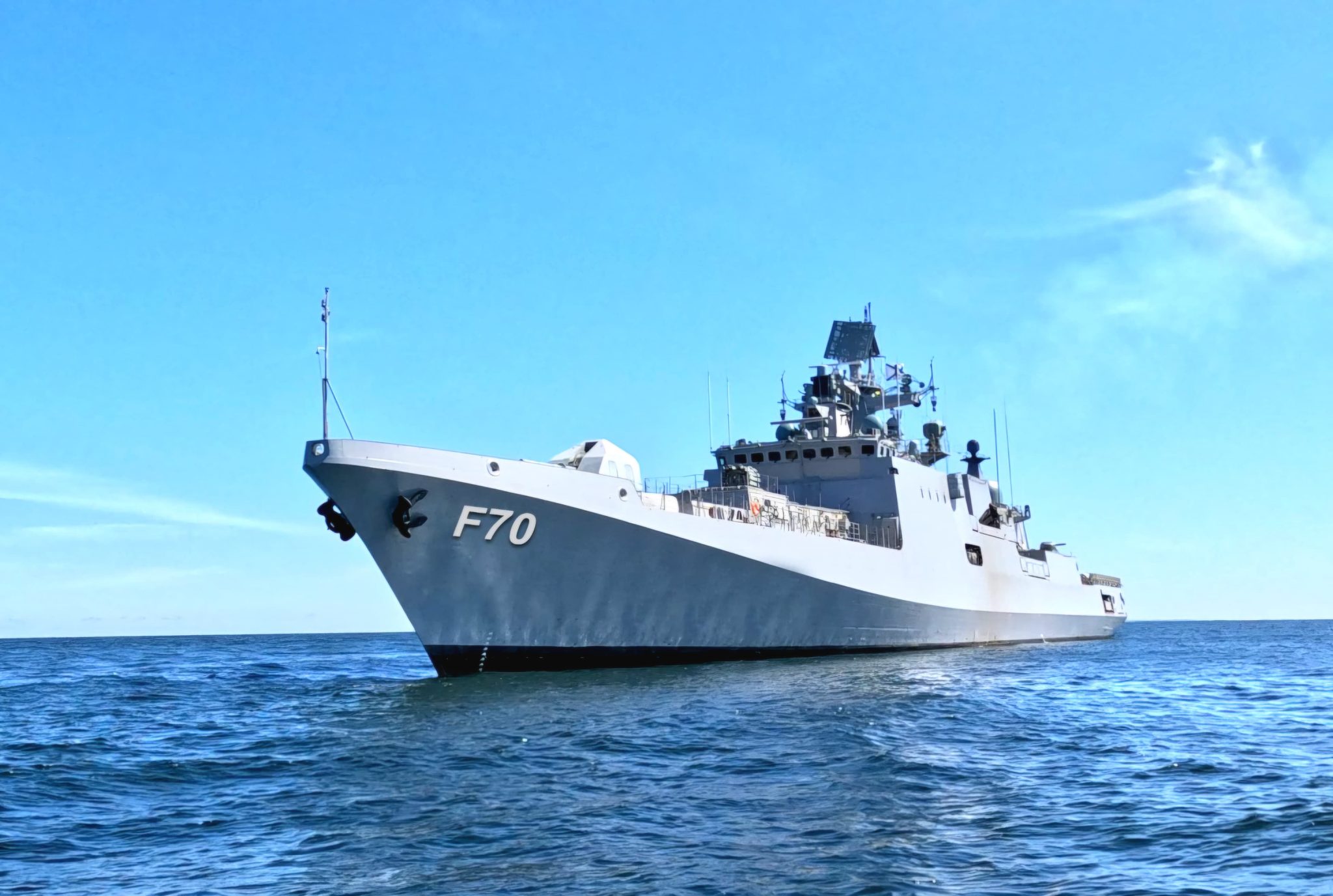 Commissioning of INS Tushil At Kaliningrad, Russia – NationalDefence.in