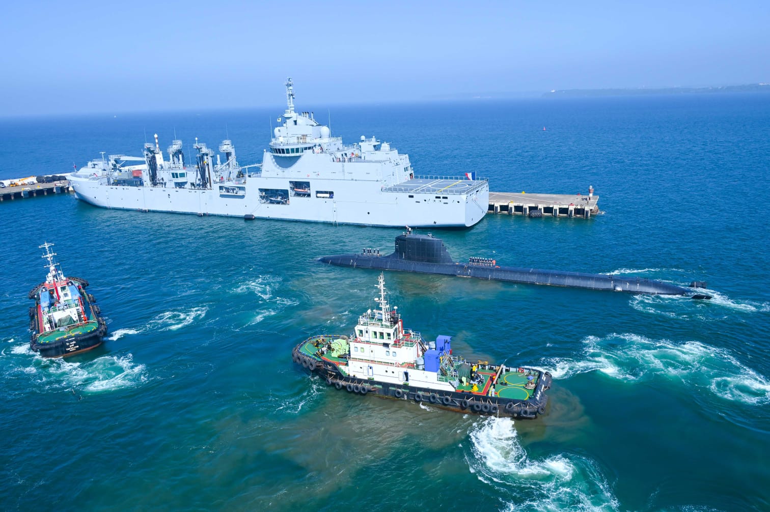 French Nuclear Powered Carrier Strike Group Makes Port Calls In Goa and ...