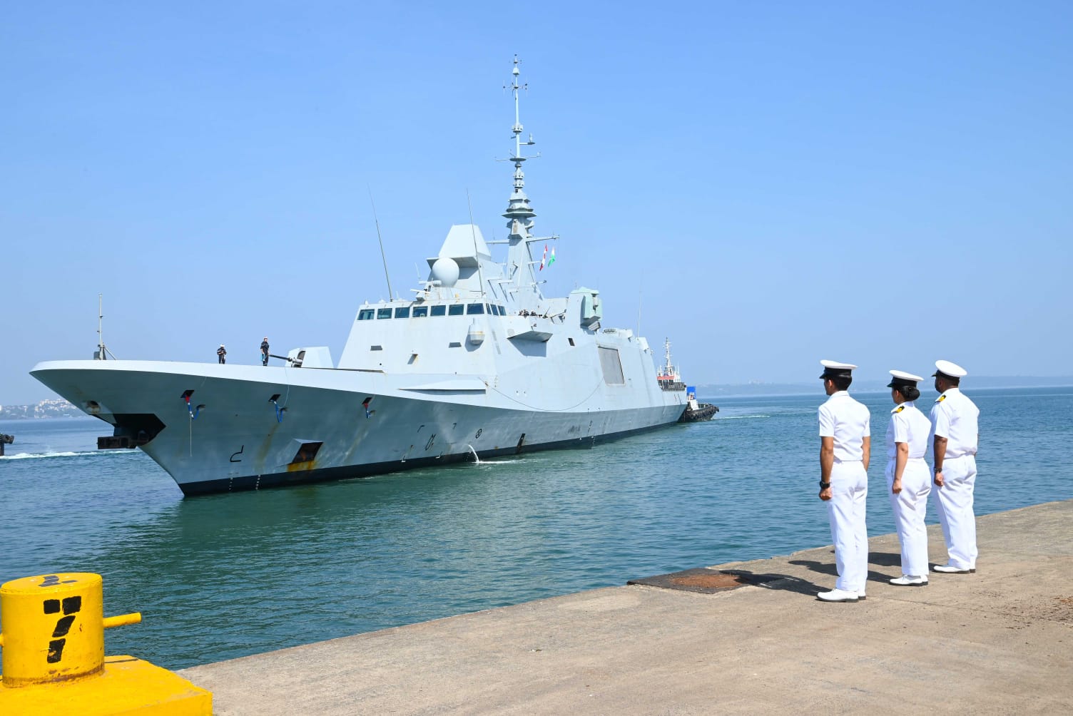 French Nuclear Powered Carrier Strike Group Makes Port Calls In Goa and ...